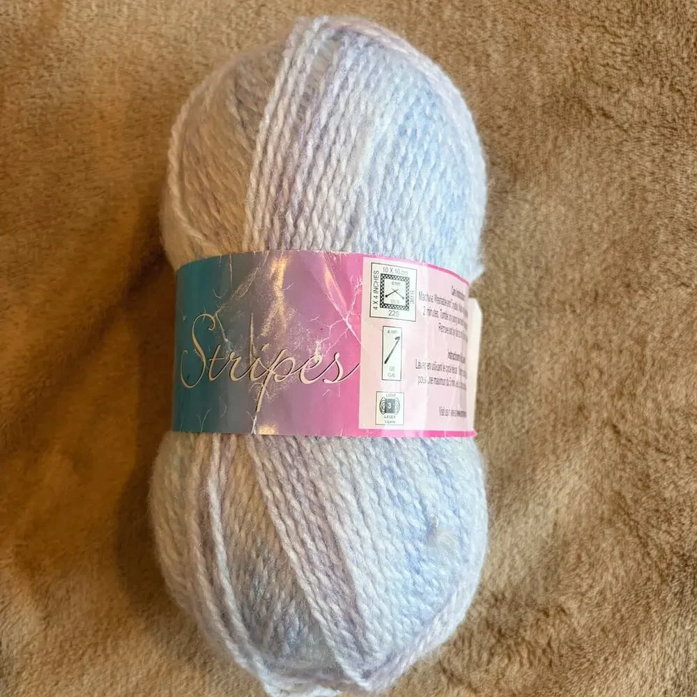Mary Maxim | Art | Mary Maxim Yarn Sugar Baby Stripes Sweet Tart ...
